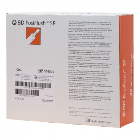 10mL Saline BD PosiFlush SP Pre-filled Syringes